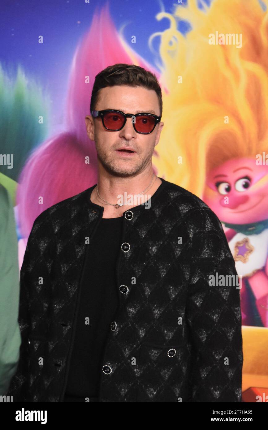 Am 15. November 2023 besuchte der Sänger Justin Timberlake die ...