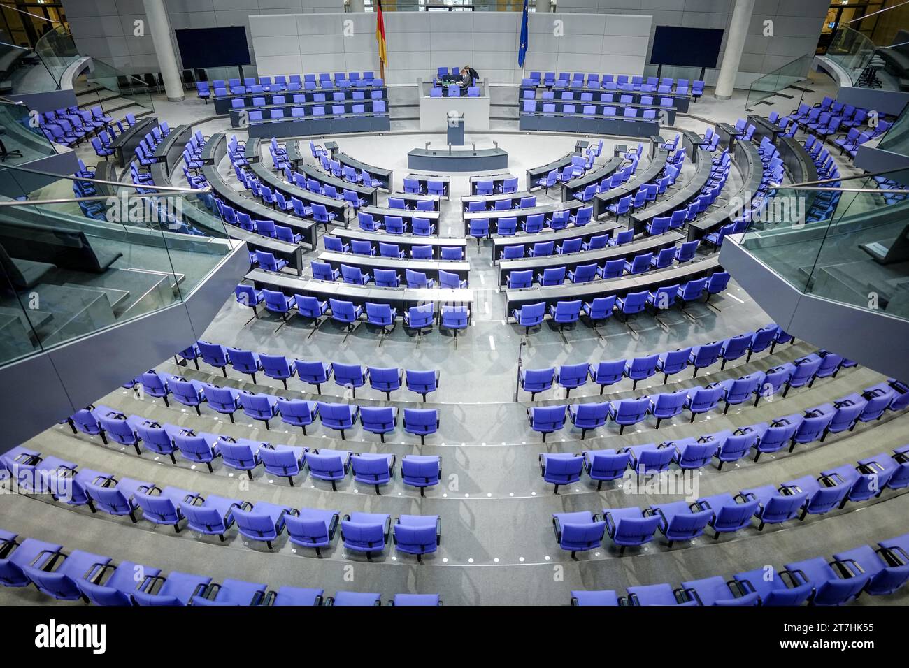 Berlin, Deutschland. November 2023. Stellungnahme der Plenartagung des Bundestages kurz vor ...