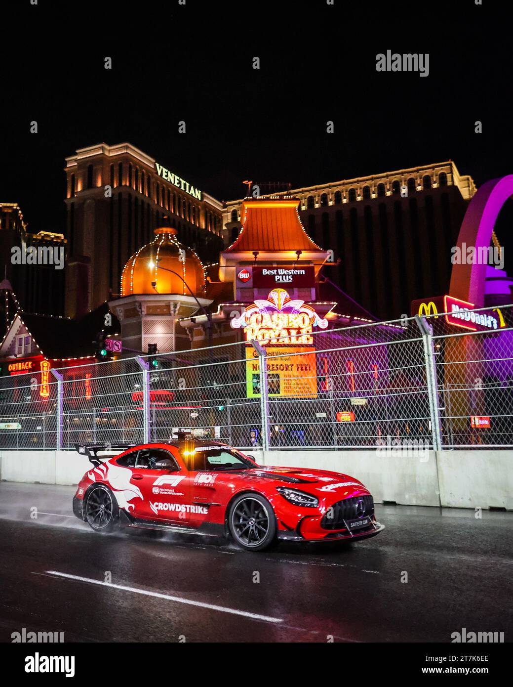 Safety Car, Mercedes AMG während des Formel 1 Heineken Silver Las Vegas ...