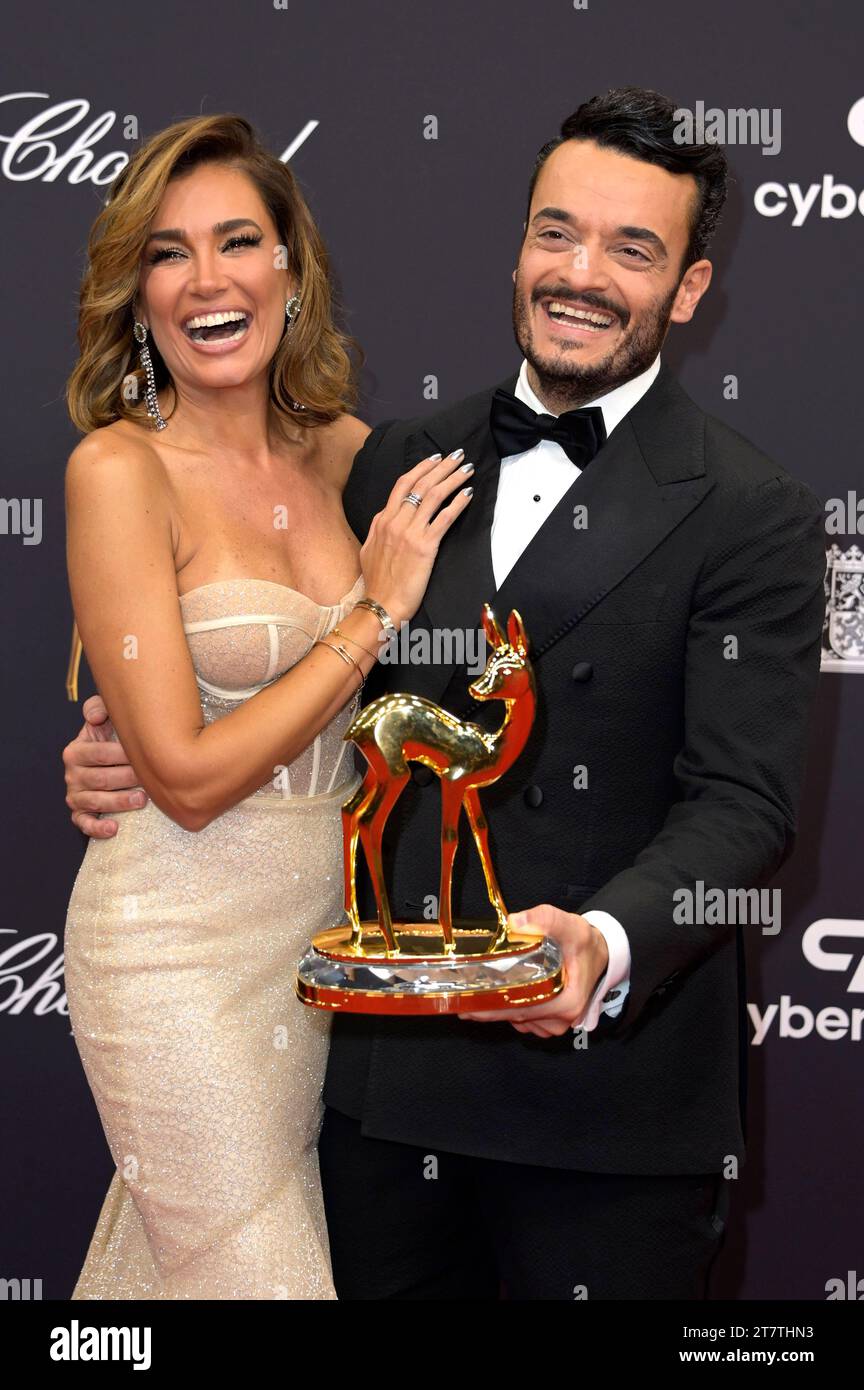 Giovanni Zarrella mit Ehefrau Jana Ina Zarrella bei der 75. Bambi ...