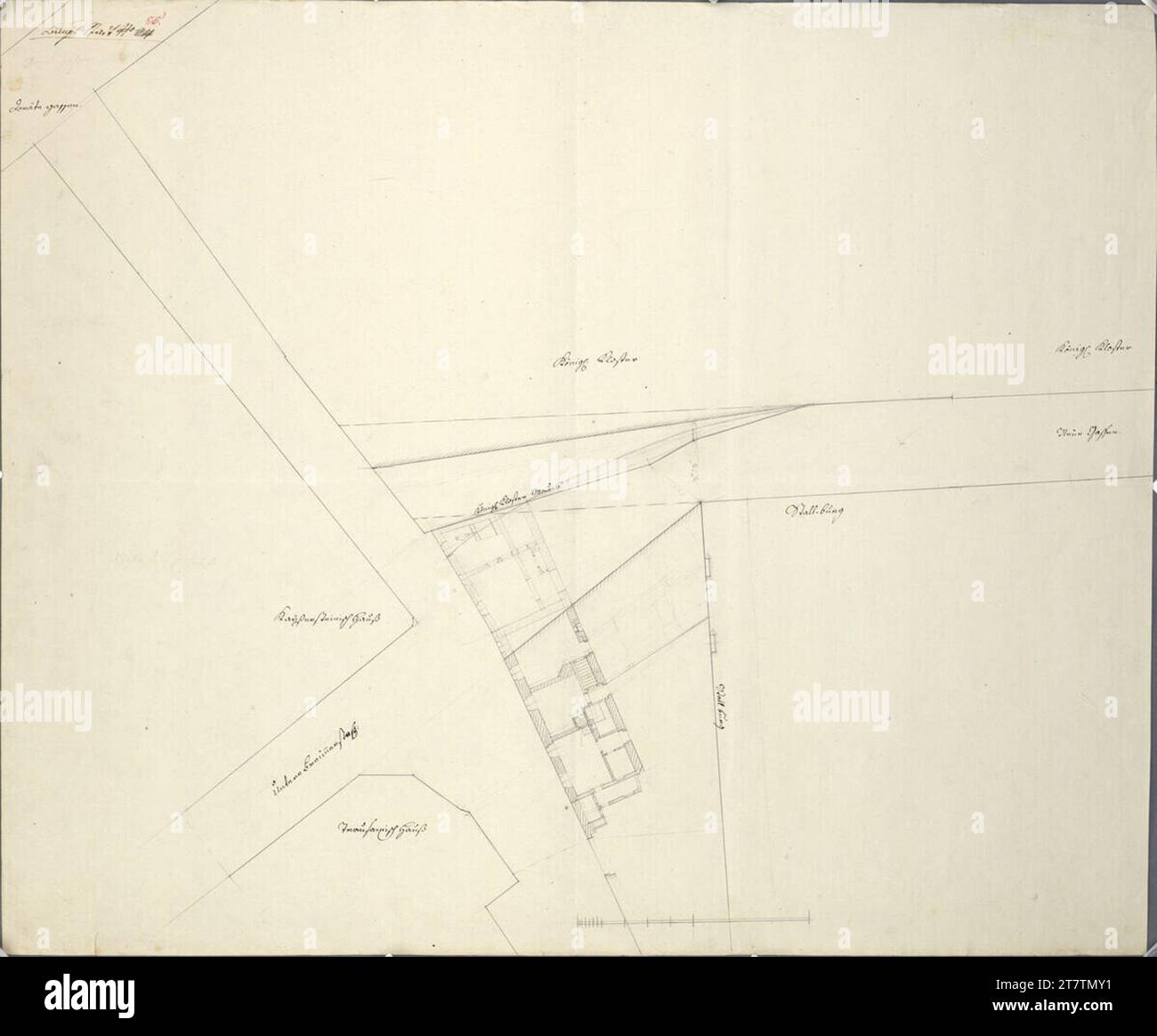 Franz Anton Hillebrandt (Architekt in) Wien I, Hofburg, Stallburg ...