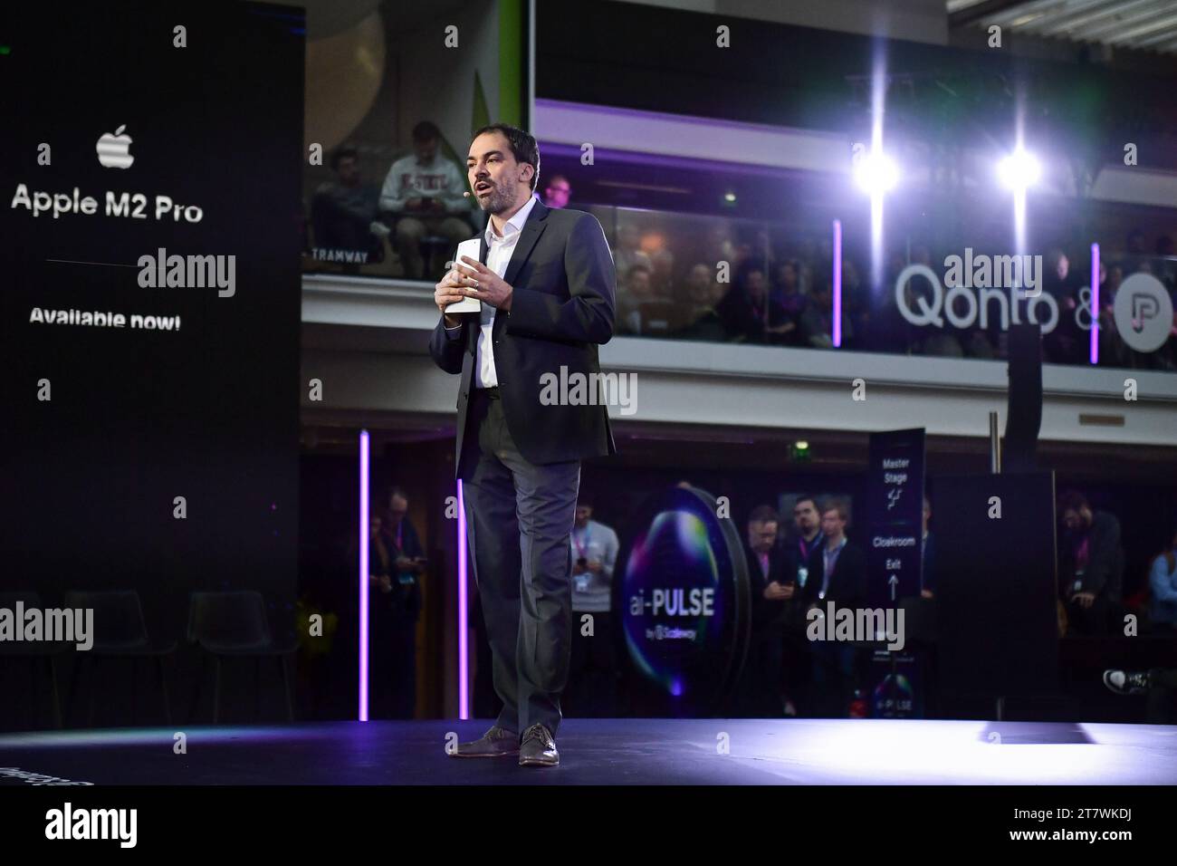 Paris, Frankreich. November 2023. Damien Lucas, CEO von Scaleway ...