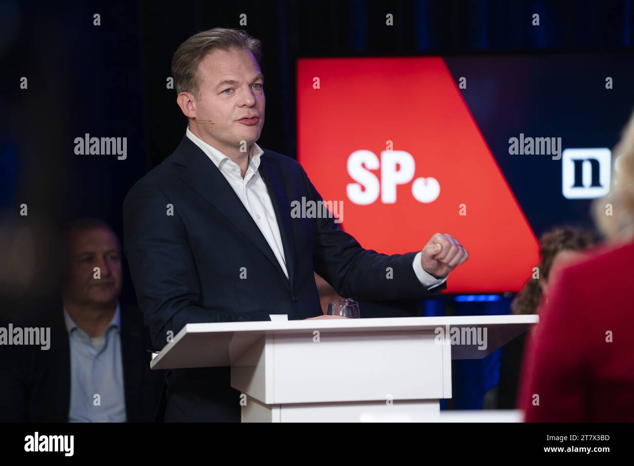 AMERSFOORT - Parteivorsitzender Pieter Omtzigt im Rahmen einer Debatte ...