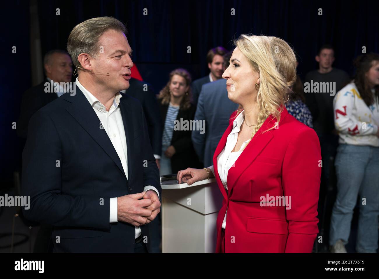 AMERSFOORT – Parteivorsitzender Pieter Omtzigt und Parteivorsitzende ...