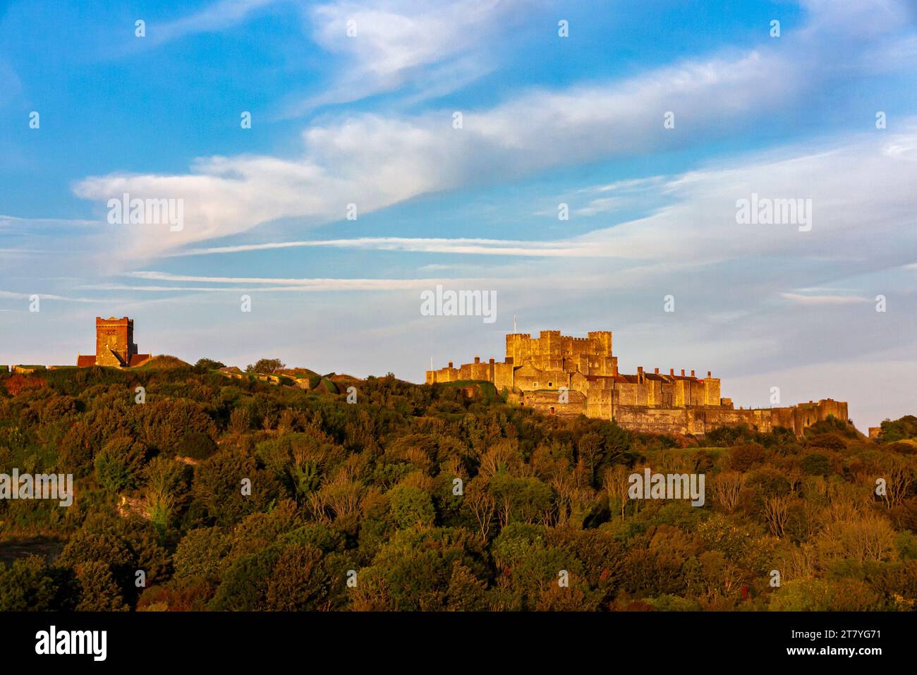 Äußere von Dover Castle in Kent England Großbritannien eine ...