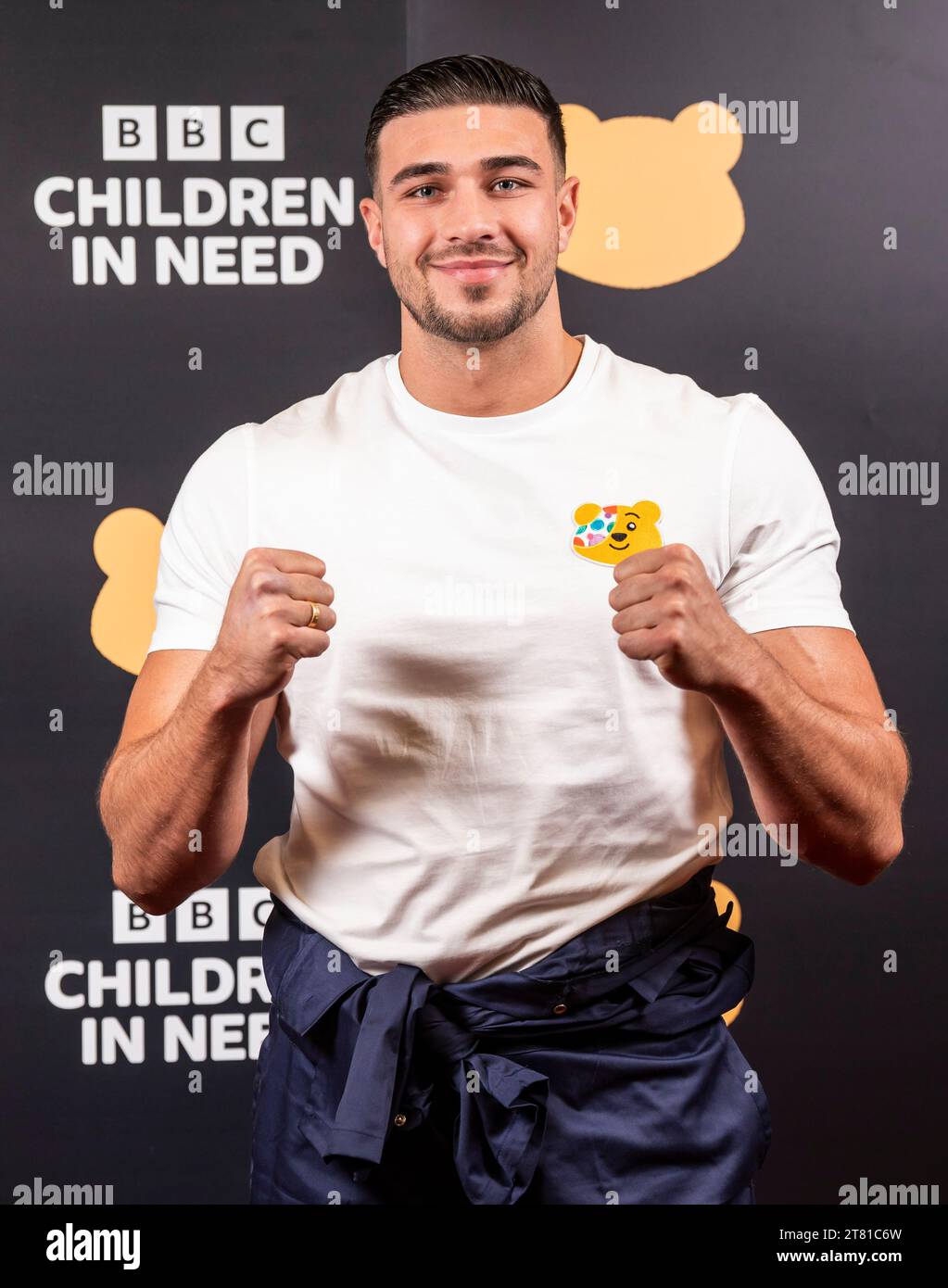 Tommy Fury vom BBC Children in Need Telethon in den BBC Studios in ...