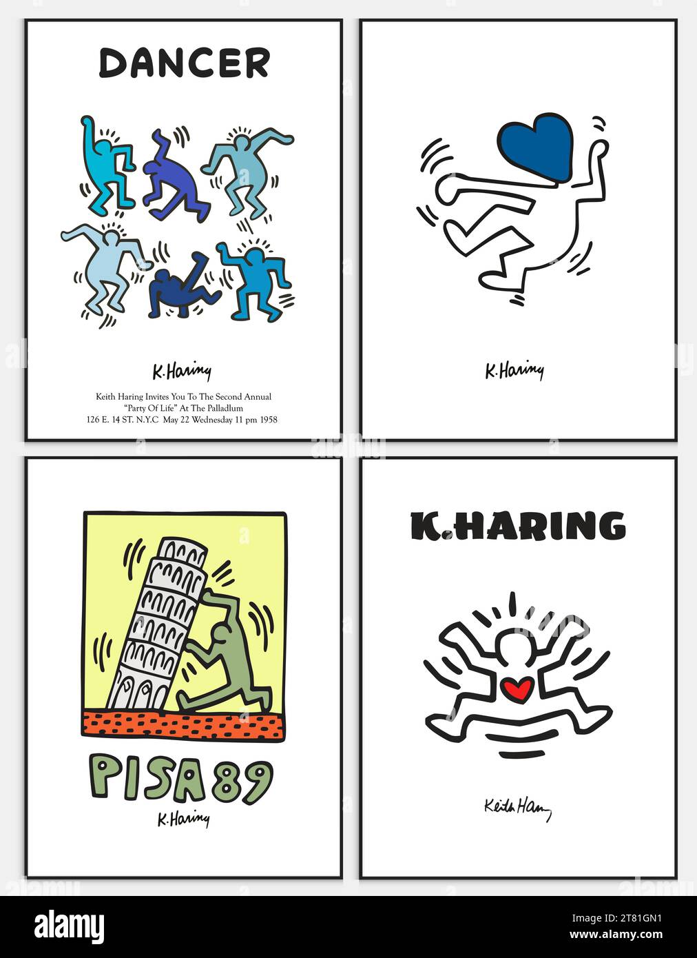 Keith haring artwork -Fotos und -Bildmaterial in hoher Auflösung – Alamy