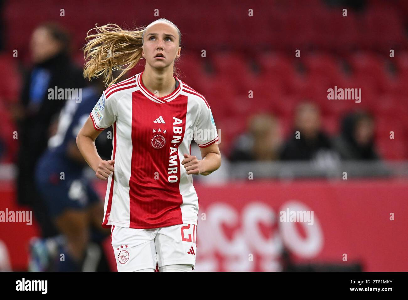 AMSTERDAM - Rosa van Gool aus Ajax beim Spiel der UEFA Women's ...