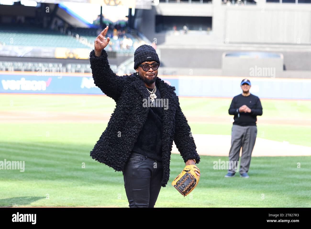 Der ehemalige New Yorker Met Jose Reyes wird am Sonntag, den 12 ...