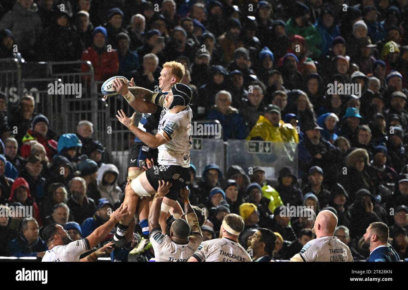 17. November 2023, The Recreation Ground, Bath, Somerset, England ...