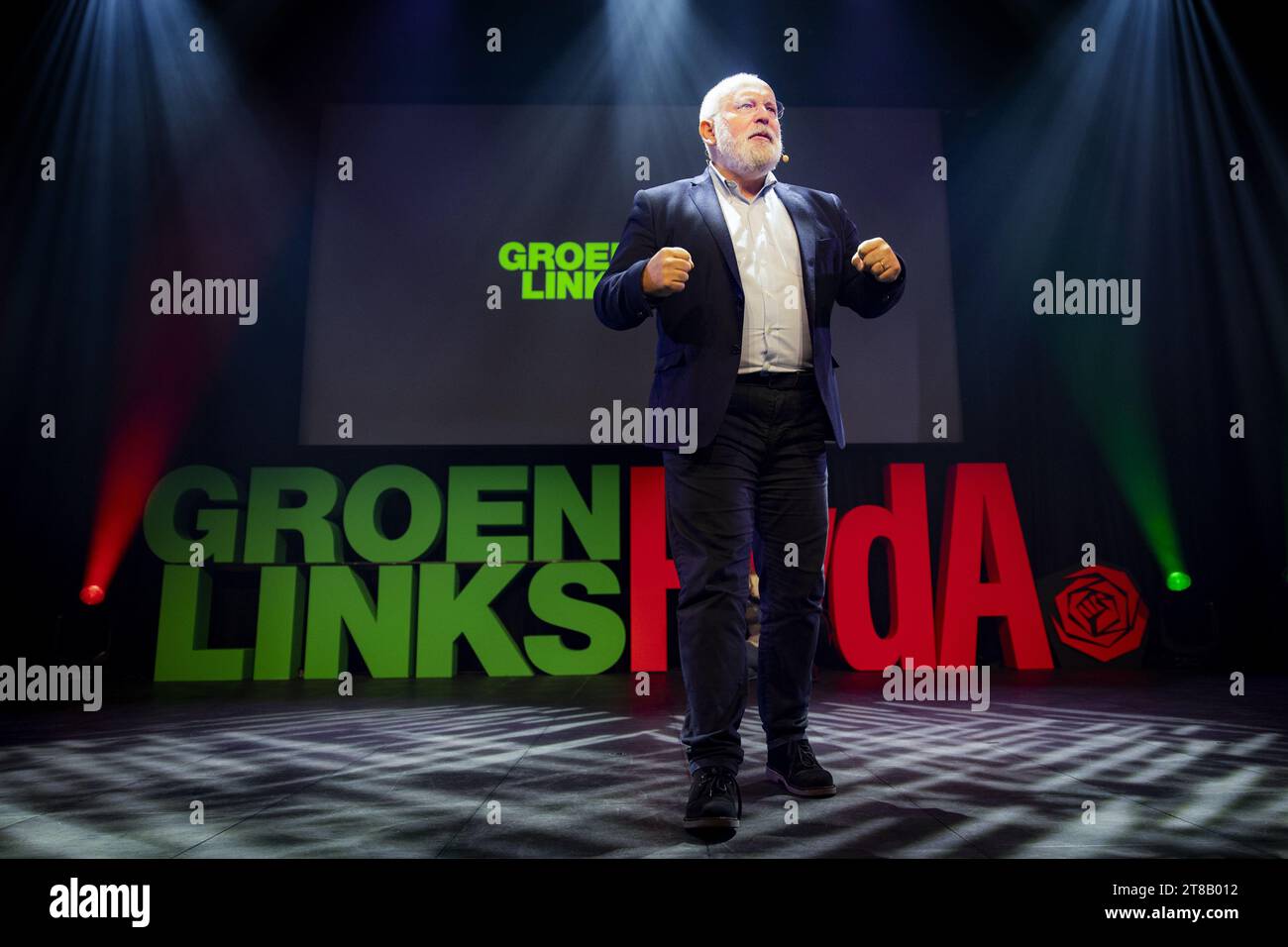 HAARLEM - Frans Timmermans beim letzten Wahlkampftreffen von GroenLinks ...