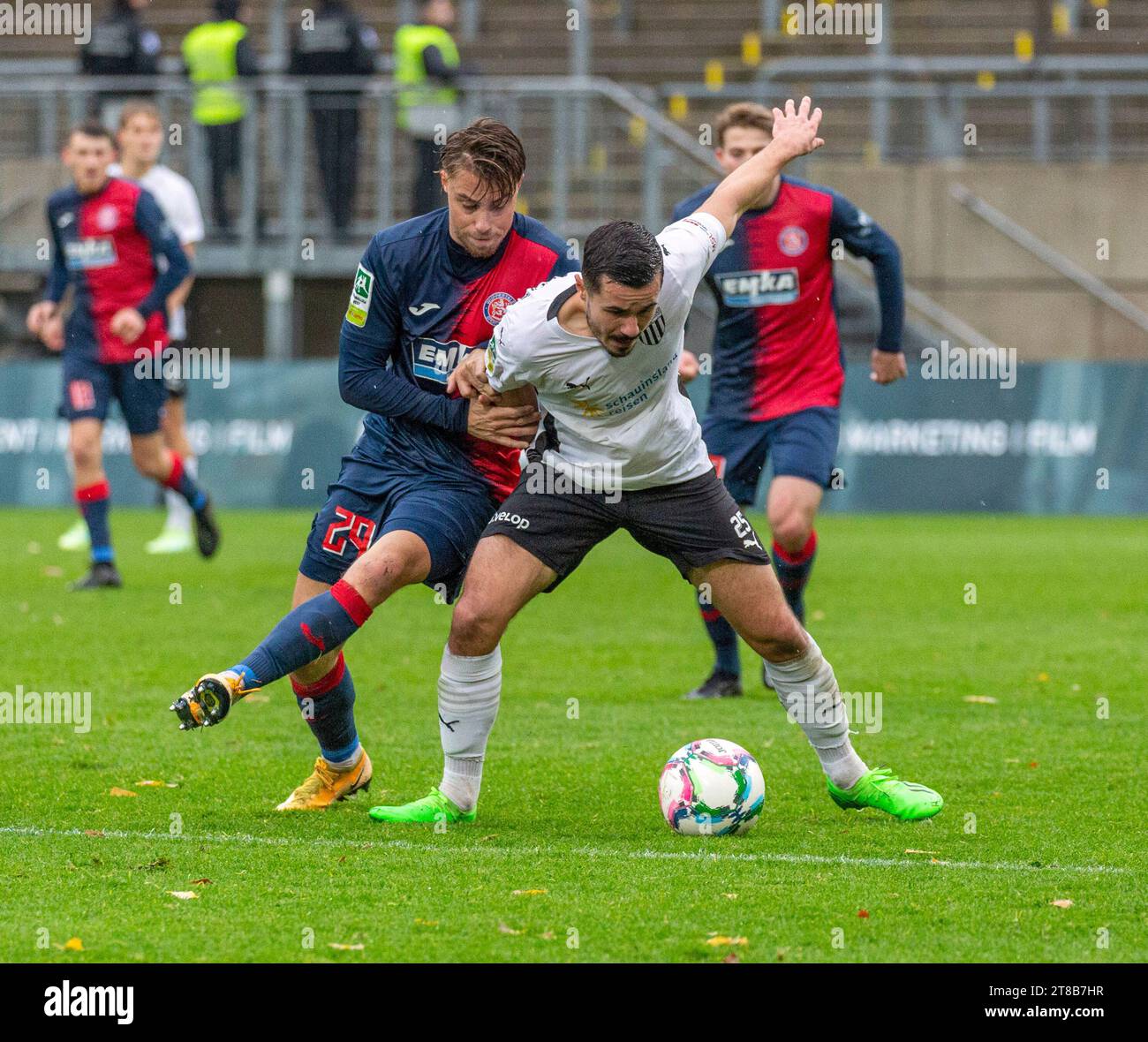 Sport, Fußball, Regionalliga West, 2023/2024, Wuppertaler SV vs. 1. FC ...