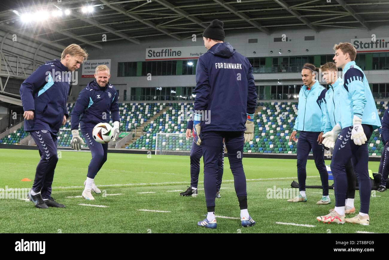 National Football Stadium im Windsor Park, Belfast, Nordirland ...