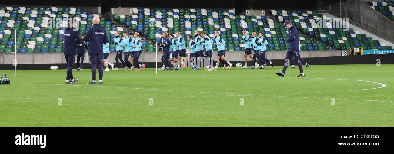 National Football Stadium im Windsor Park, Belfast, Nordirland ...