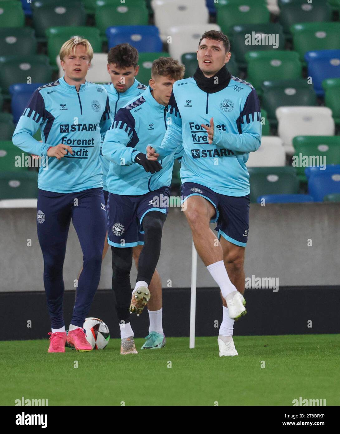 National Football Stadium im Windsor Park, Belfast, Nordirland ...