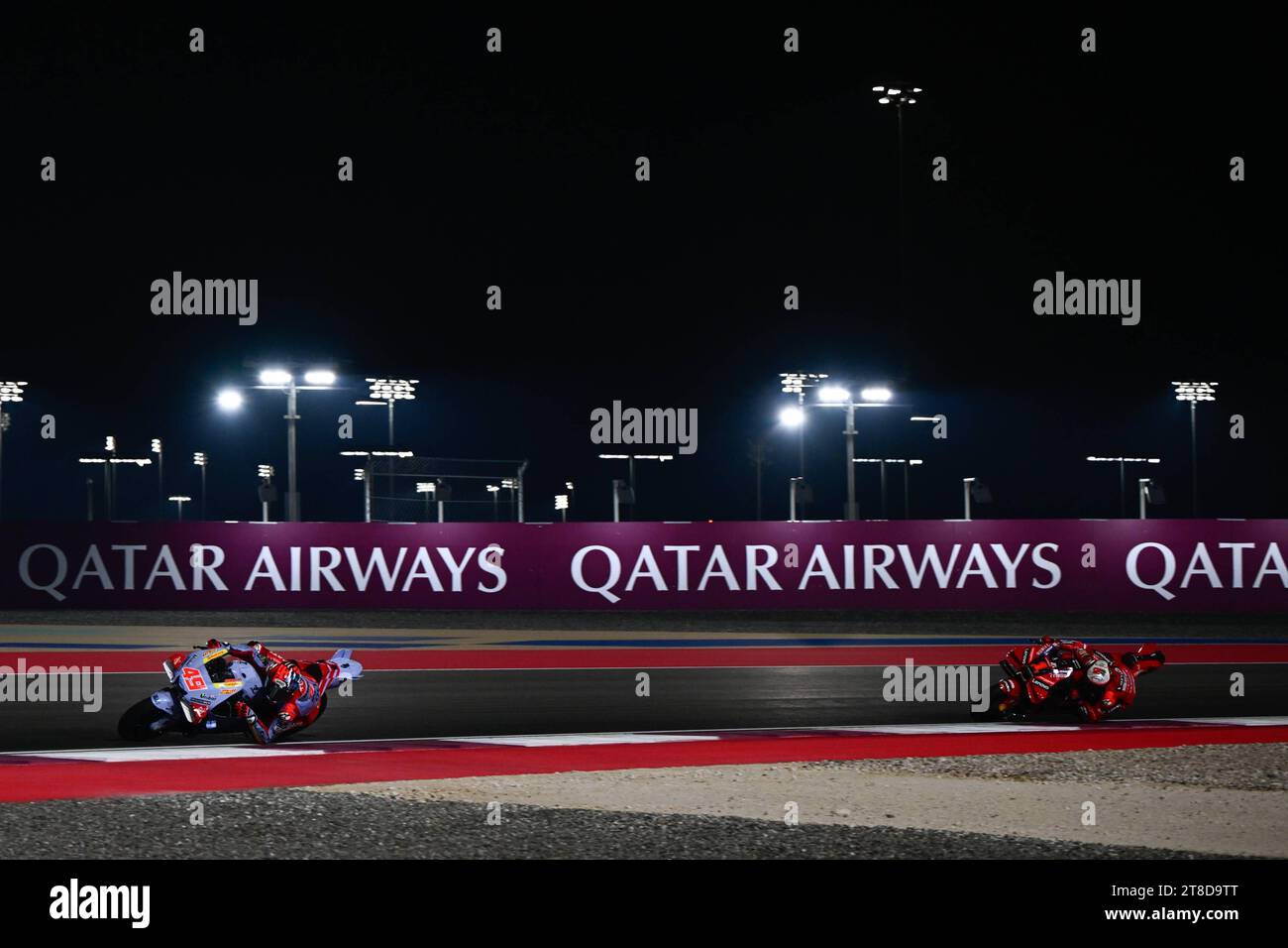 Doha, Katar. November 2023. Rennen von Katar Grand Prix der MotoGP auf ...