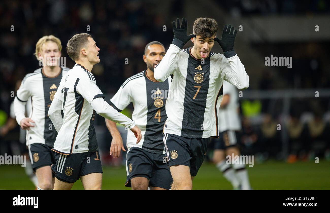 Berlin, Deutschland. November 2023. Torjubel: Kai Havertz (Deutschland ...
