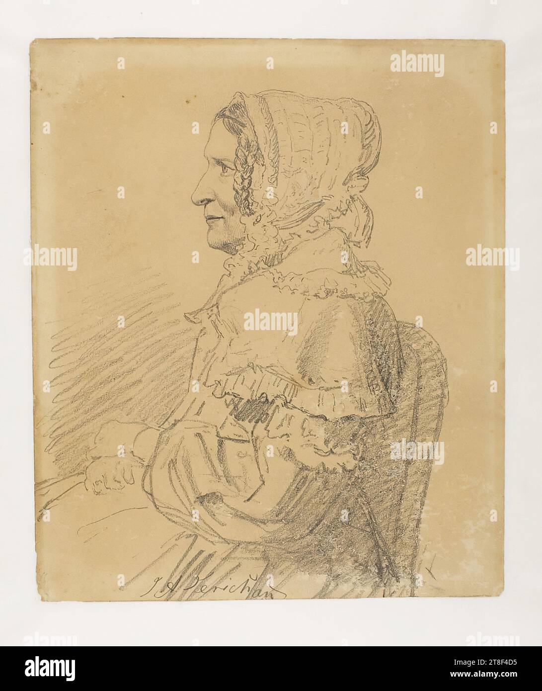 Anna Maria Uhden, neé Magnani, J.A. Jerichau, 1816-1883, 1838-1846 ...