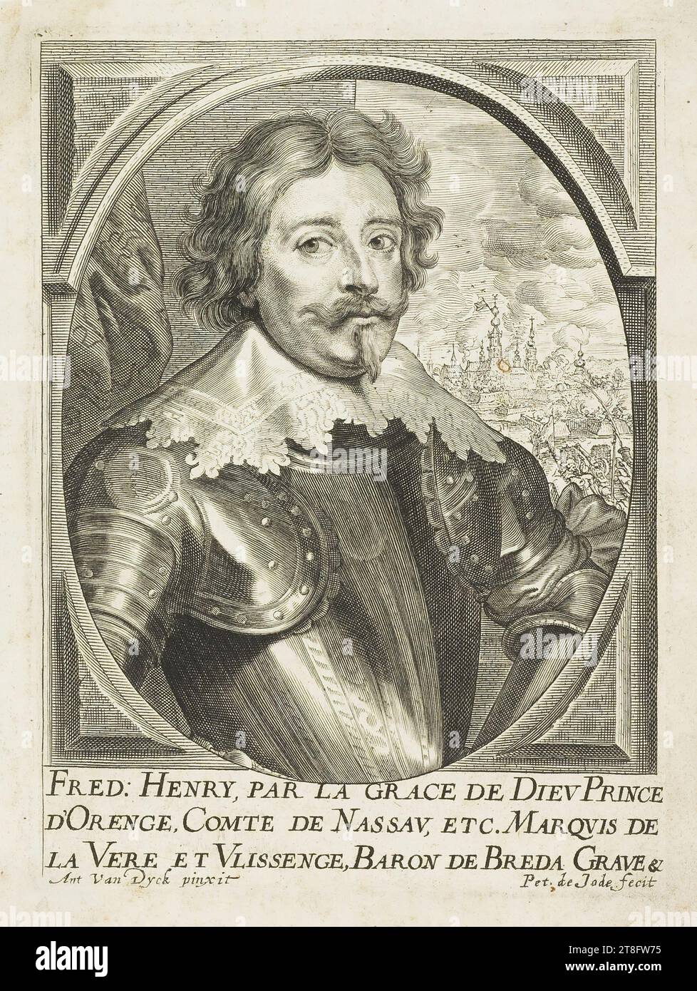 FRED: HENRY, PAR LA GRACE DE DIEV PRINCE, D'ORENGE, COMTE DE NASSAV USW ...