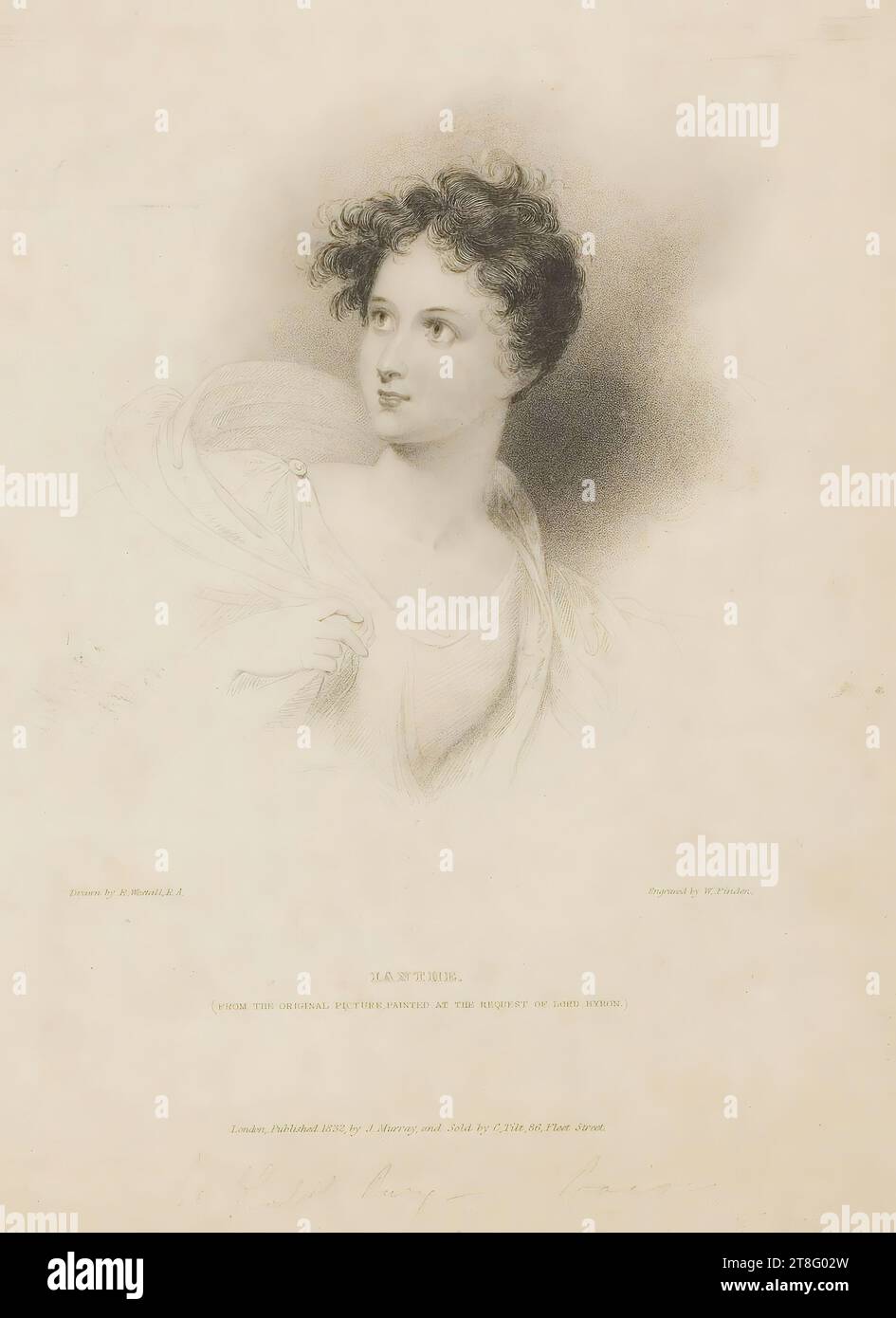 Gezeichnet von R. Westall, R.A., Stich von W. Finden. IANTHE. (AUS DEM ...