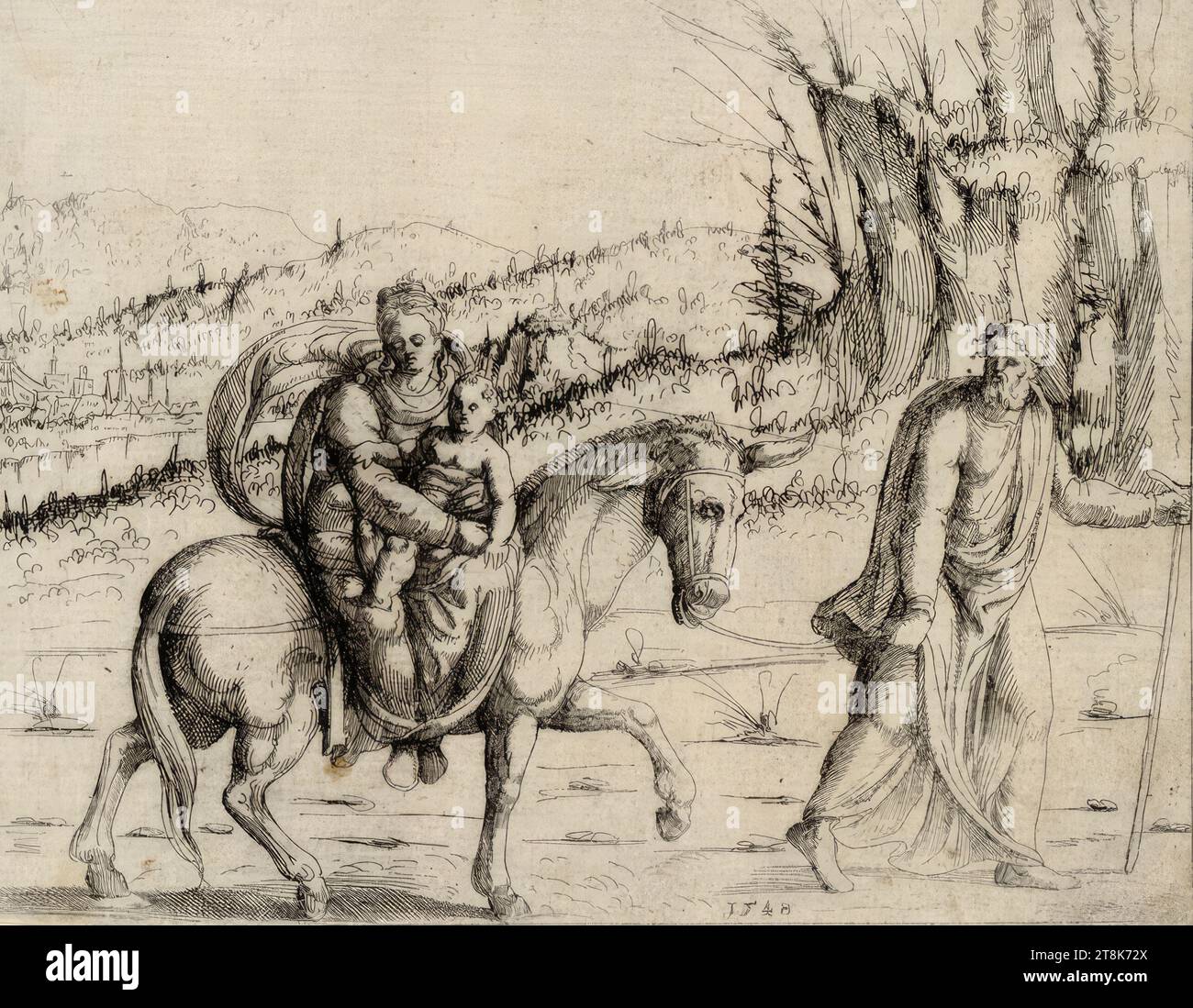 Der Flug nach Ägypten, Peter Pereny, Vorwort und Eingang zu den ...