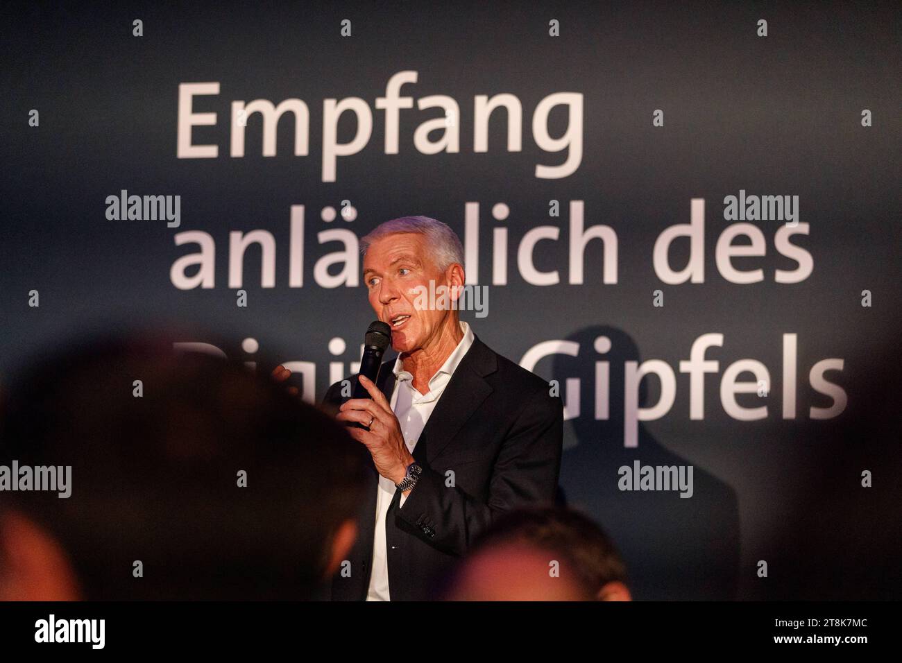 Bitkom-Präsident Dr. Ralf Wintergerst auf dem Bitkom Empfang ...