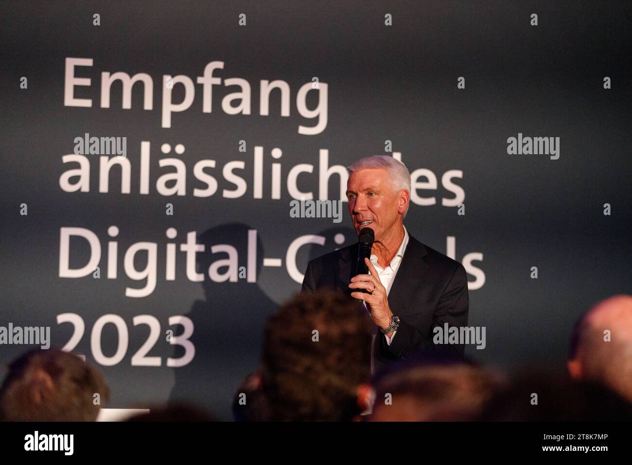 Bitkom-Präsident Dr. Ralf Wintergerst auf dem Bitkom Empfang ...