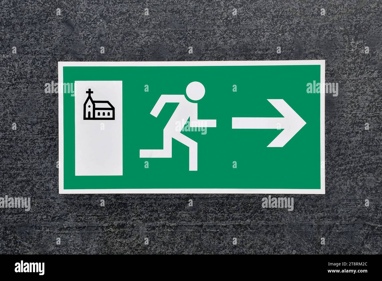 Fluchtweg aus der Kirche Fluchtweg aus der Kirche, 21.11.2023 ...