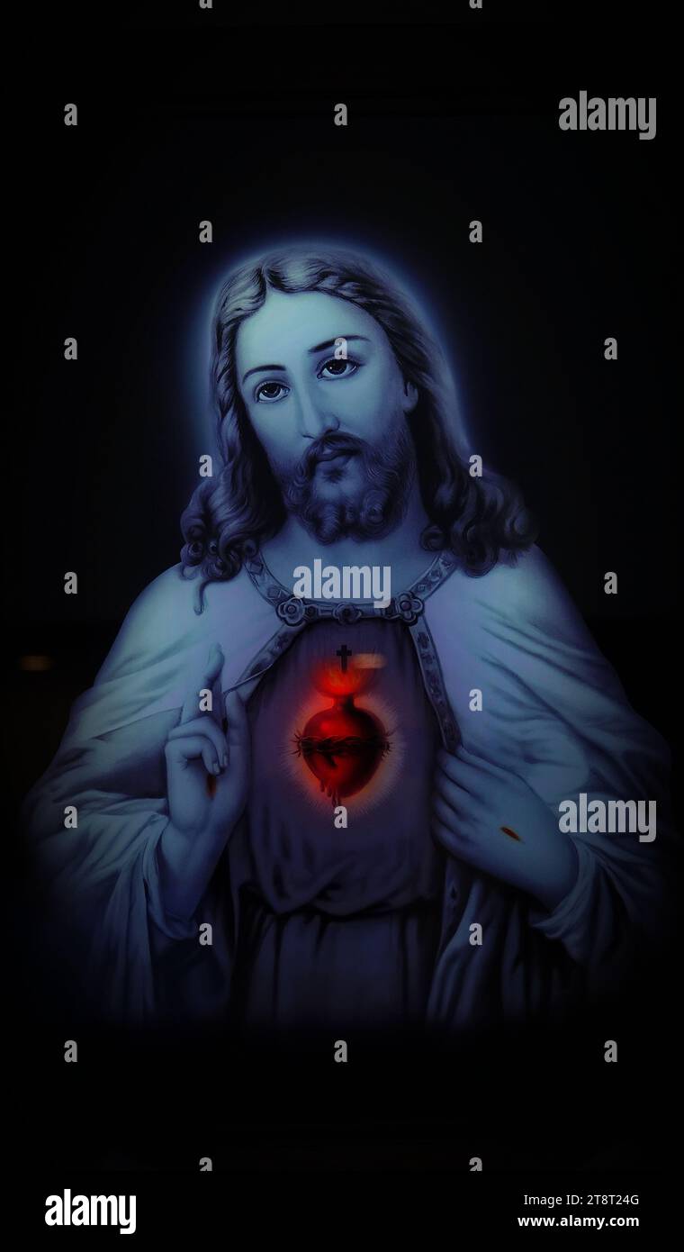 Sagrado corazon jesus pintura -Fotos und -Bildmaterial in hoher Auflösung – Alamy