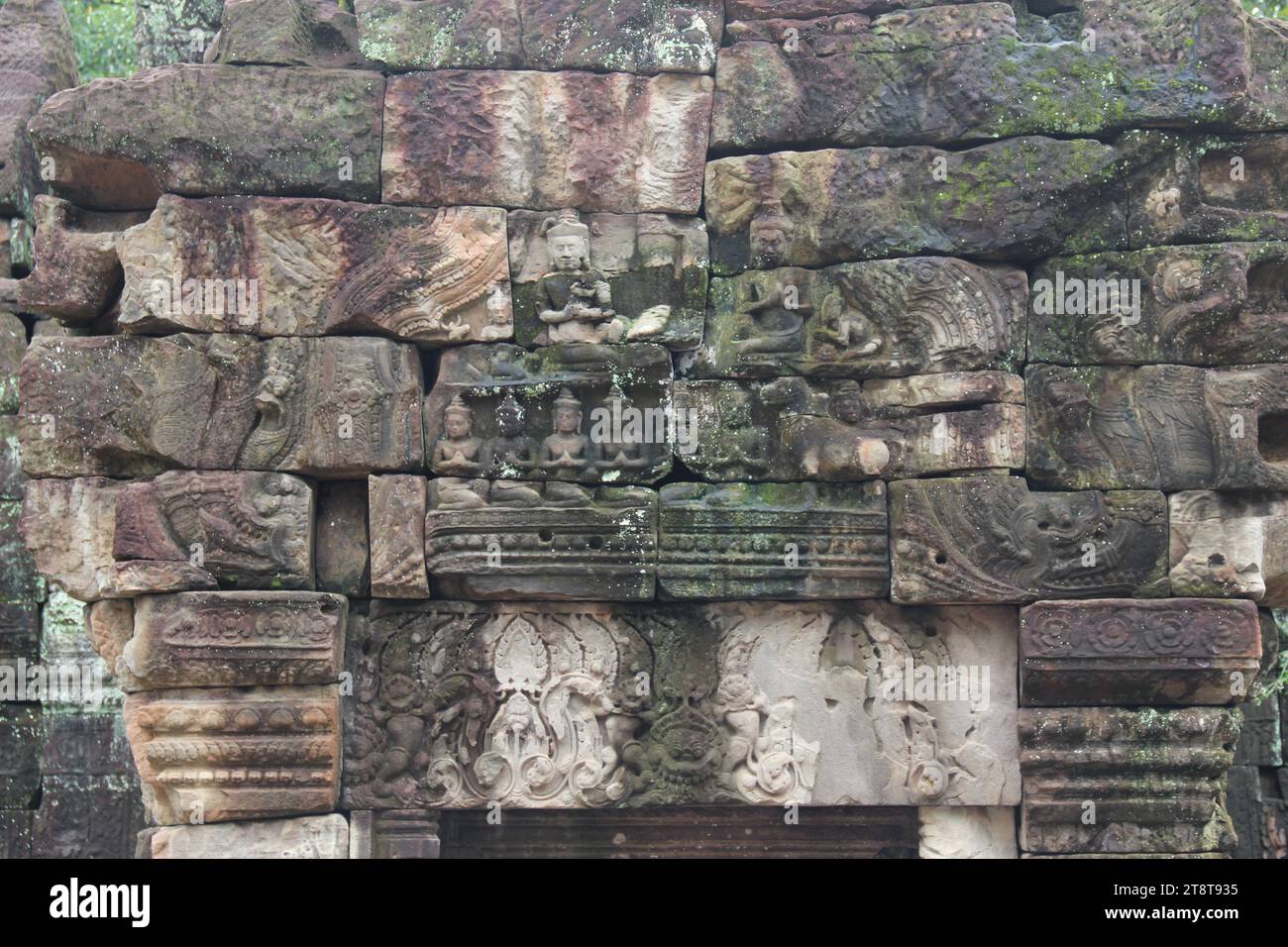 TA Som, Khmer-Tempel, das antike Angkor-Gebiet, Kambodscha. Herrschaft ...