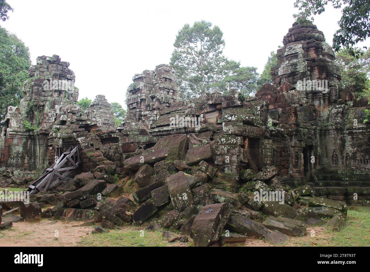 TA Som, Khmer-Tempel, das antike Angkor-Gebiet, Kambodscha. Herrschaft ...