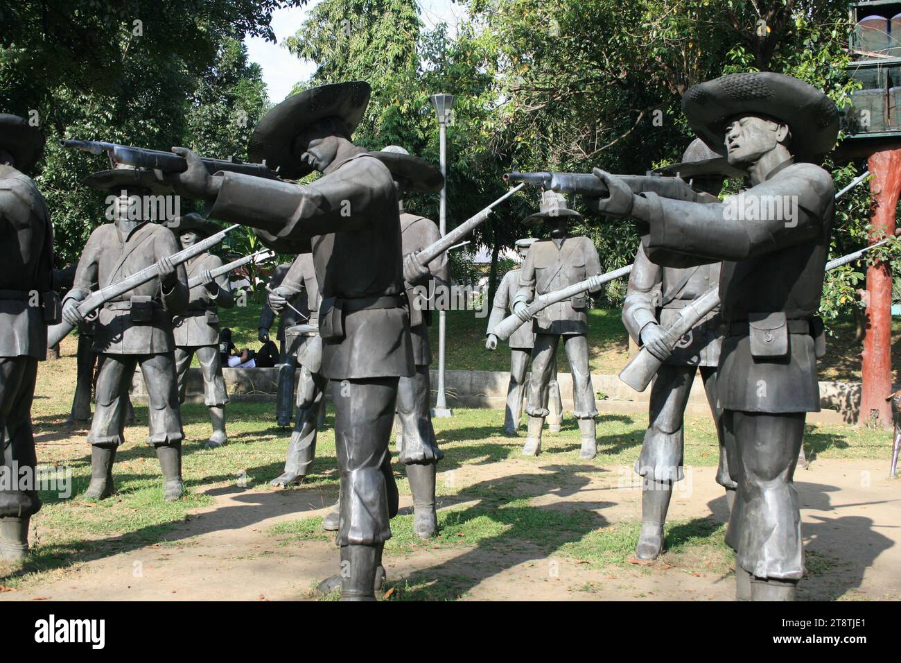 Jose Rizal Hinrichtung, Rizal Park, Manila, Luzon, Philippinen ...