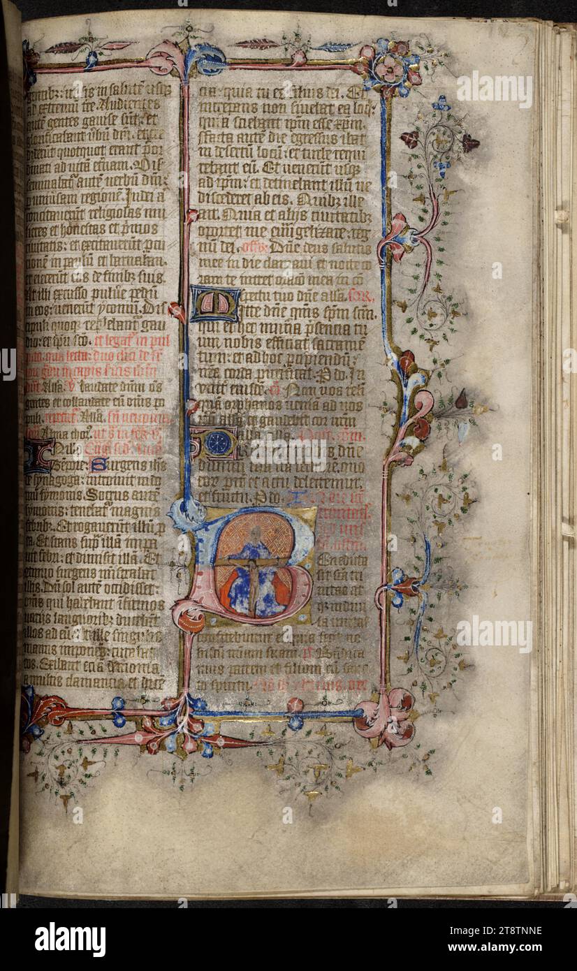 Manion stellt eine historisierte initiale fest -Fotos und -Bildmaterial ...