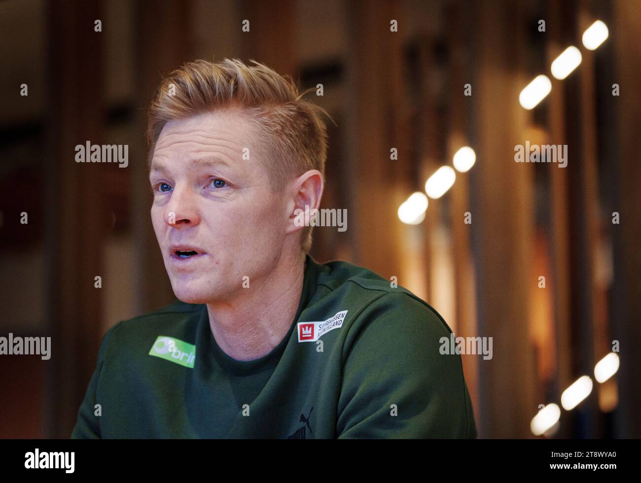 Denmarks-Cheftrainer Jesper Jensen während des Medientages der ...