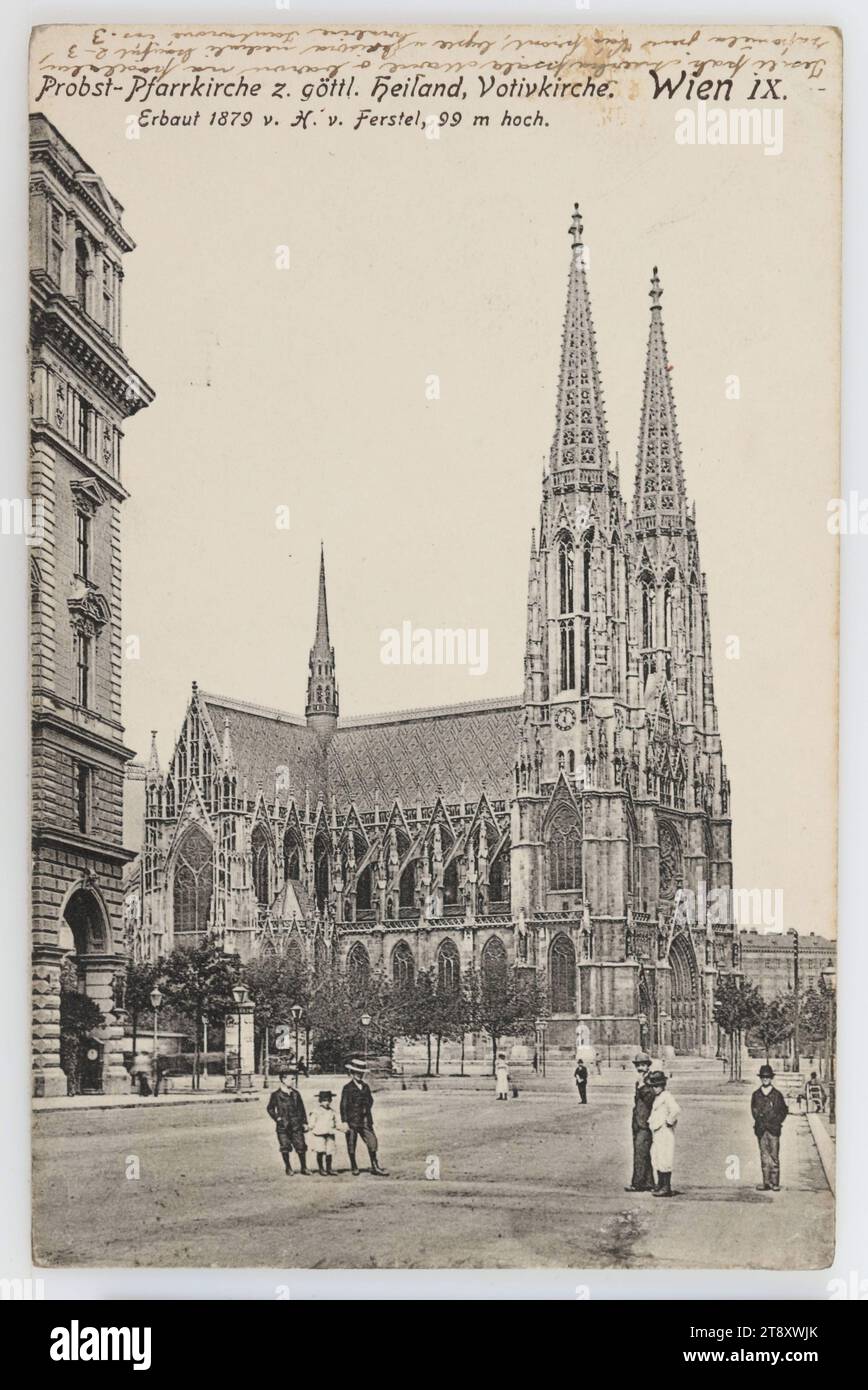 9., Rooseveltplatz - Votivkirche - Seitenansicht, Blick von der ...
