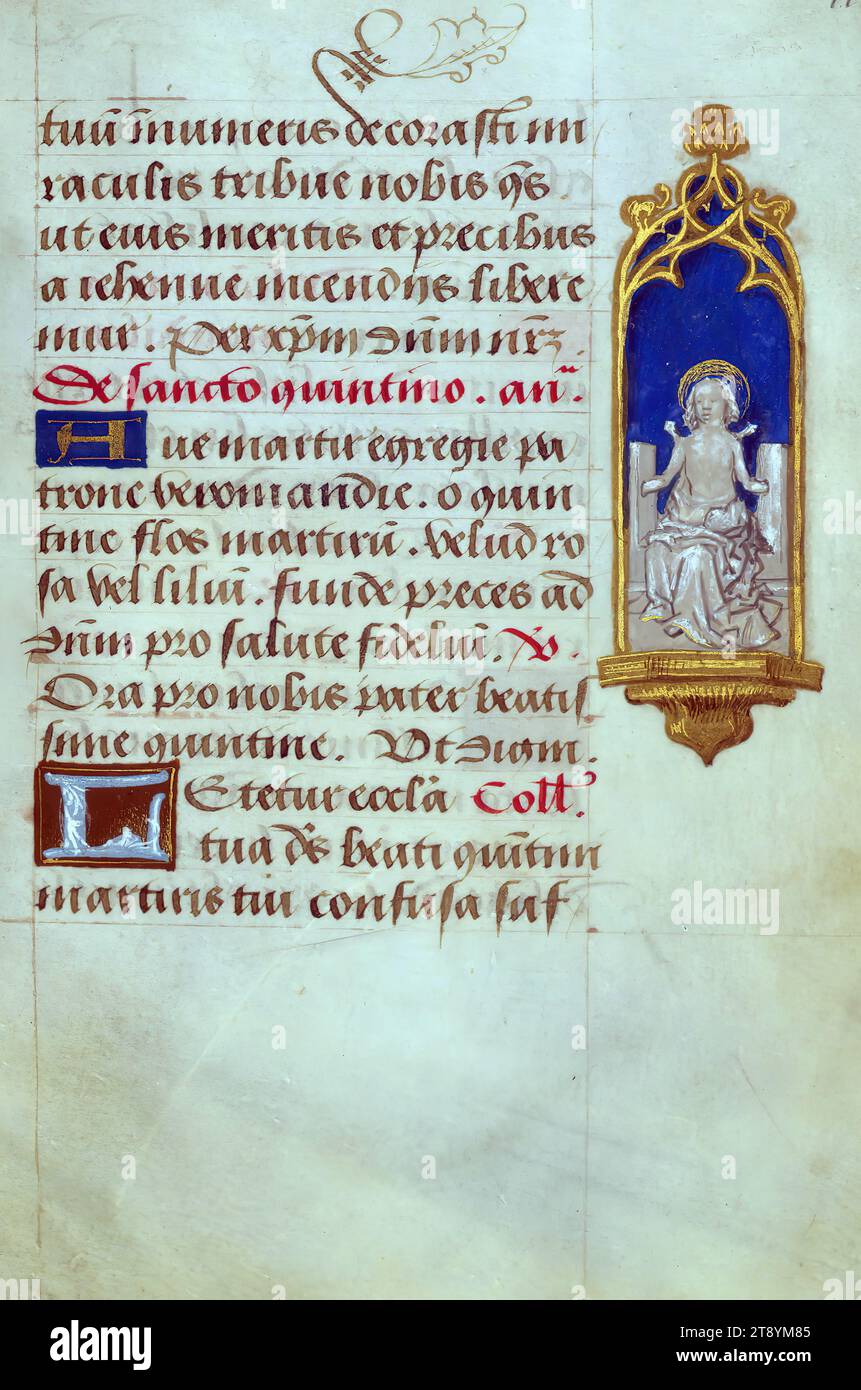 Stundenbuch (Nutzung von Rom), St. Der Märtyrer Quintinus, der im 15 ...