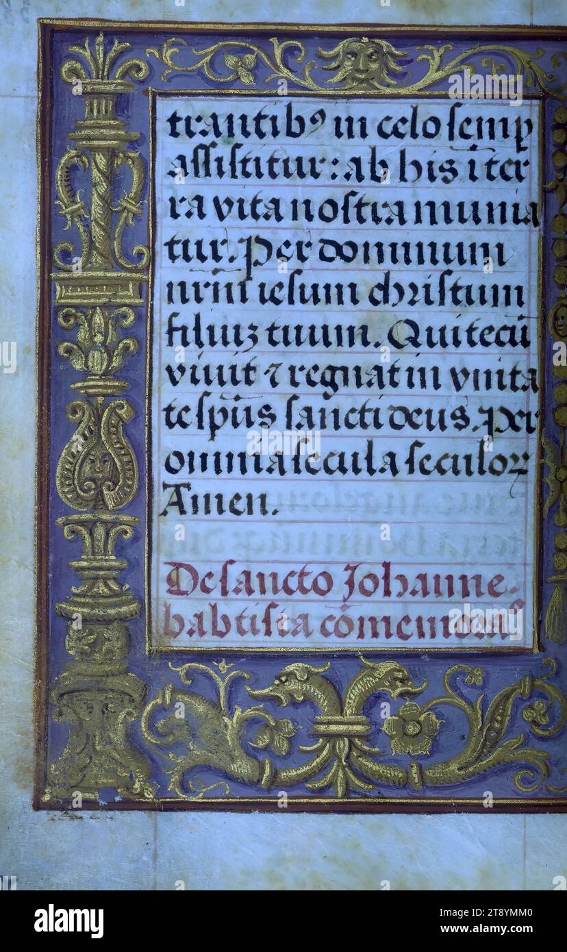 Gebetsbuch (Fragment), dieses Gebetsbuch wurde ca. 1520-30, wahrscheinlich in Brüssel, im Stil ...