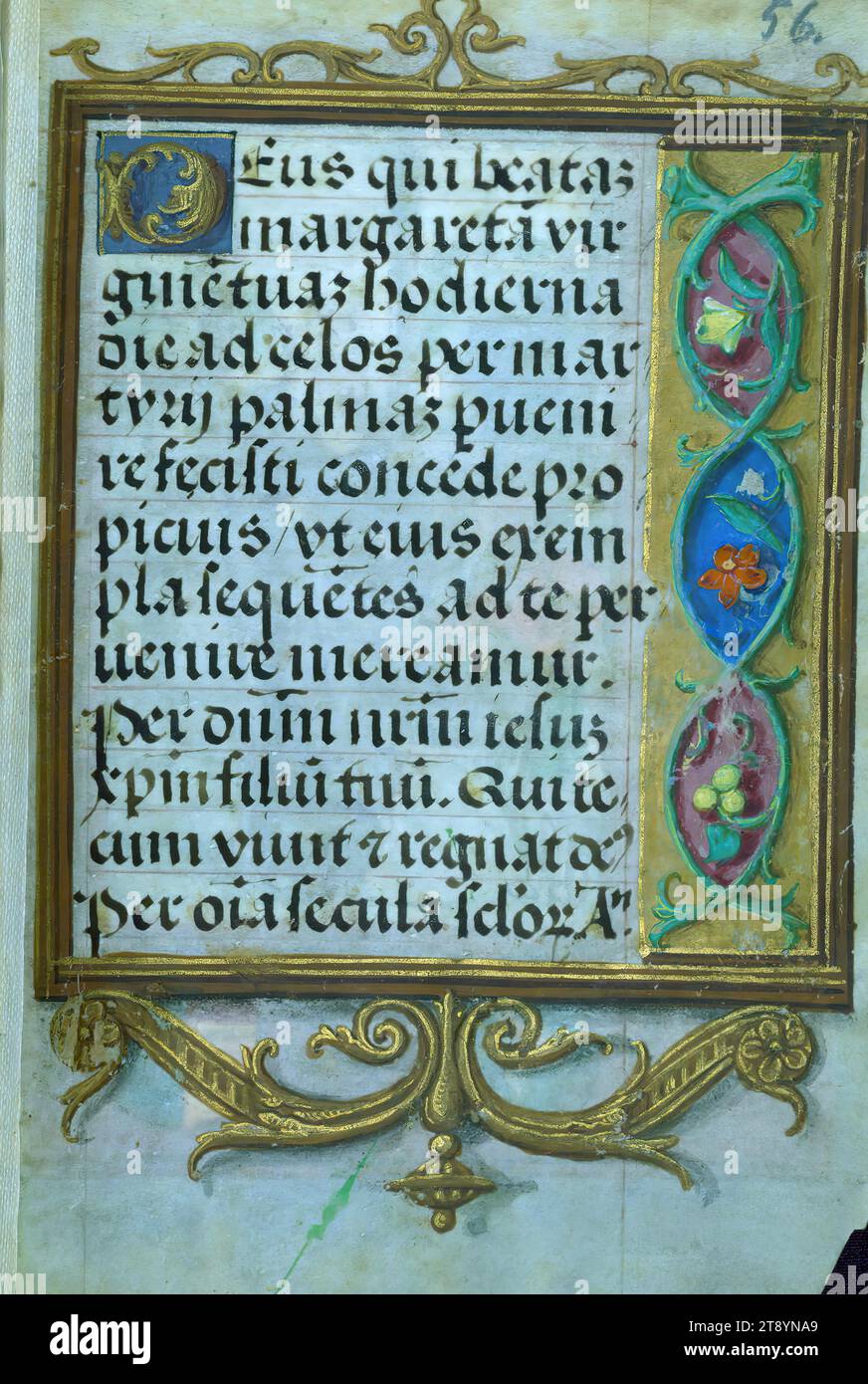 Gebetsbuch (Fragment), dieses Gebetsbuch wurde ca. 1520-30, wahrscheinlich in Brüssel, im Stil ...