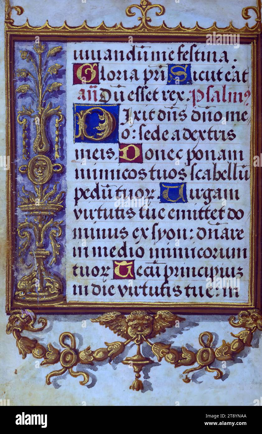 Gebetsbuch (Fragment), dieses Gebetsbuch wurde ca. 1520-30, wahrscheinlich in Brüssel, im Stil ...