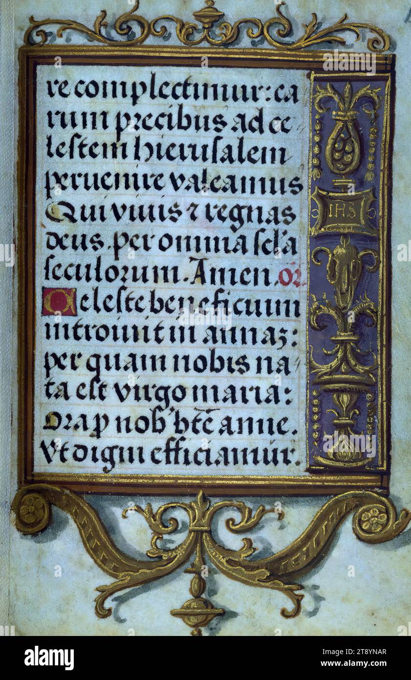 Gebetsbuch (Fragment), dieses Gebetsbuch wurde ca. 1520-30, wahrscheinlich in Brüssel, im Stil ...