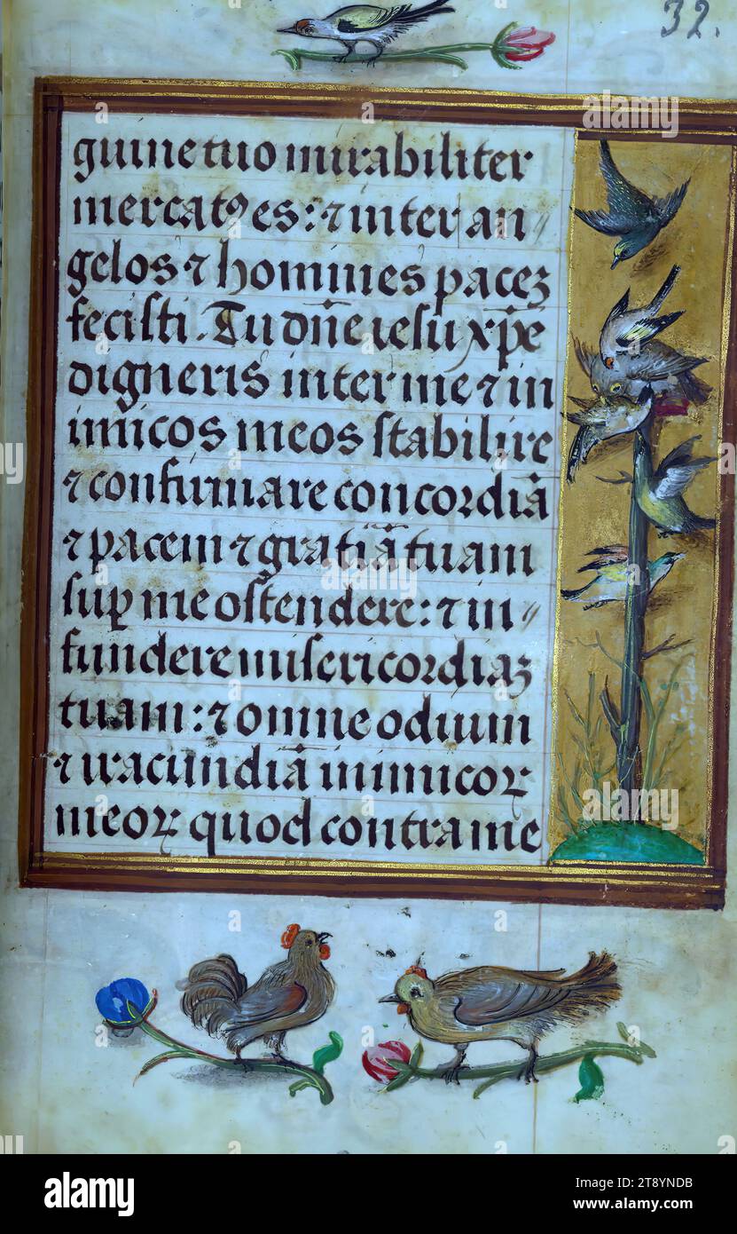 Gebetsbuch (Fragment), dieses Gebetsbuch wurde ca. 1520-30, wahrscheinlich in Brüssel, im Stil ...