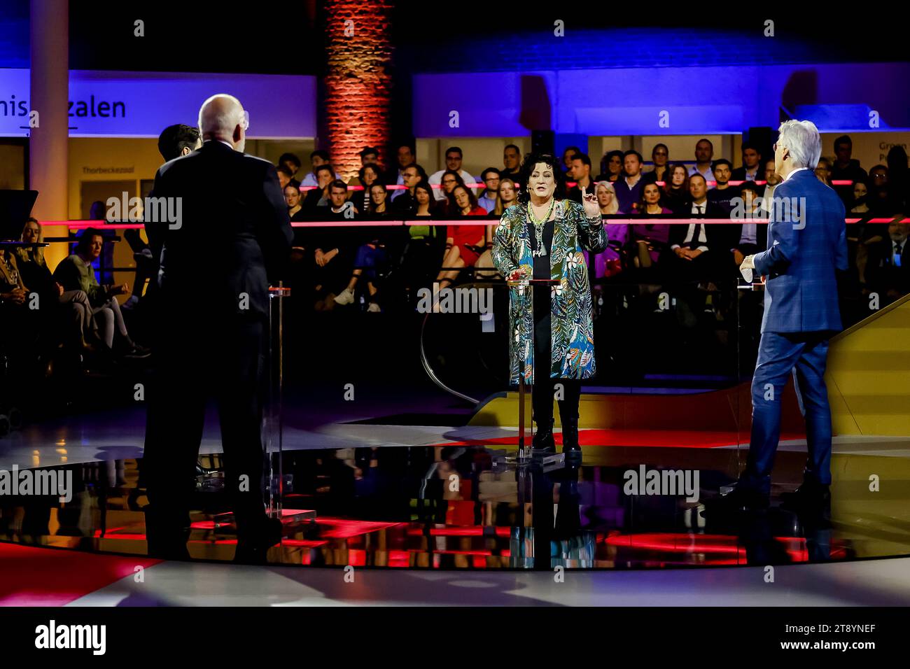 DIE HAAG - Rob Jetten (D66), Frans Timmermans (GroenLinks/PvdA) und ...