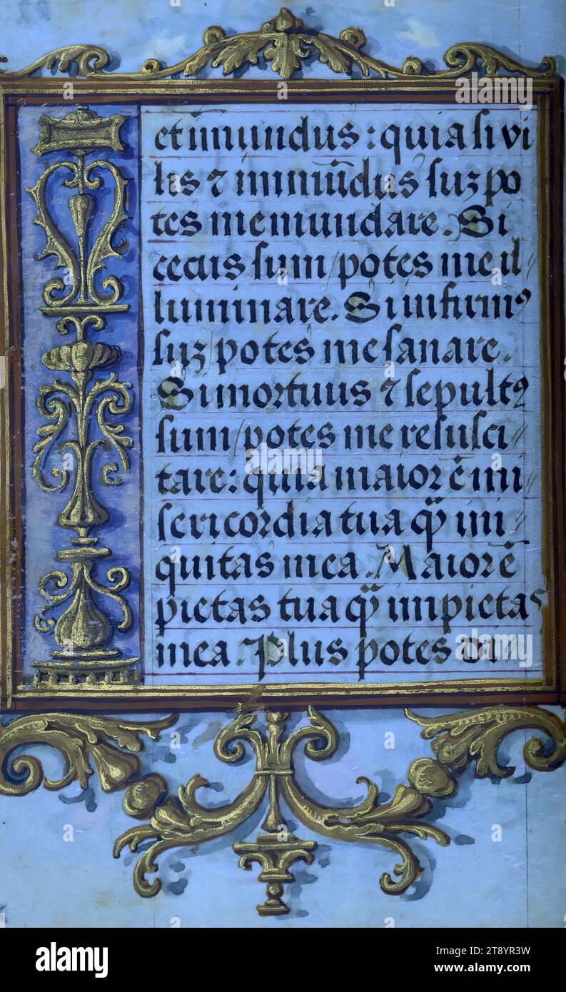 Gebetsbuch (Fragment), dieses Gebetsbuch wurde ca. 1520-30, wahrscheinlich in Brüssel, im Stil ...