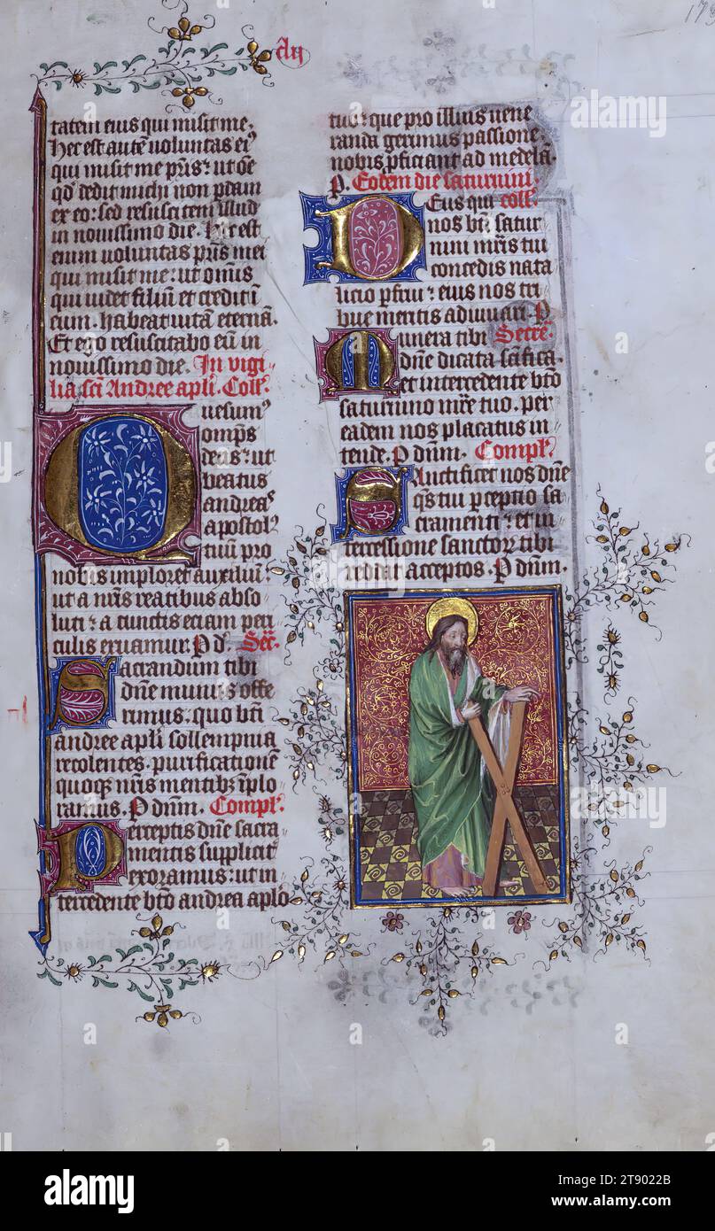 Missale von Eberhard von Greiffenklau, St. Andrew, das Missale von Eberhard von Greiffenklau ist ...