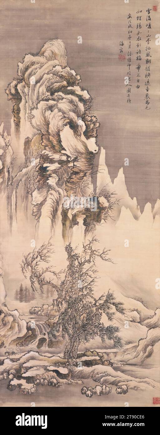 Winterlandschaft, After a Yuan Master, 1838, Nukina Kaioku, Japanisch ...