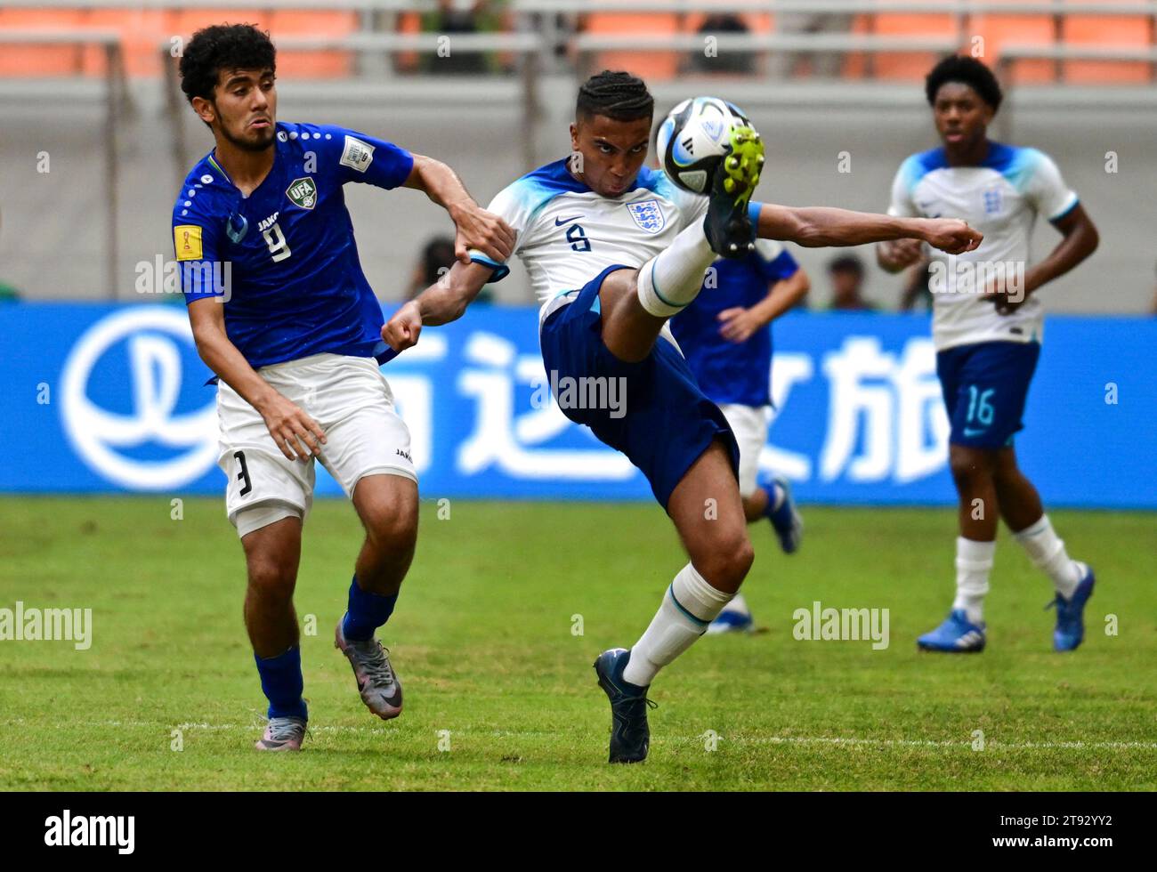 Jakarta, Indonesien. November 2023. Lakyle Samuel (Front R) aus England ...