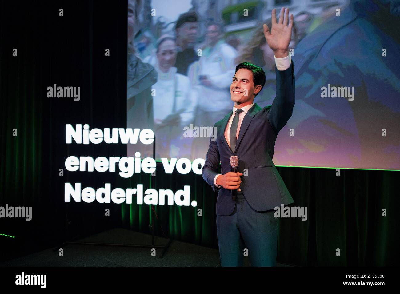 AMSTERDAM - D66-Chef Rob Jetten reagiert auf die Ergebnisse der Wahlen ...