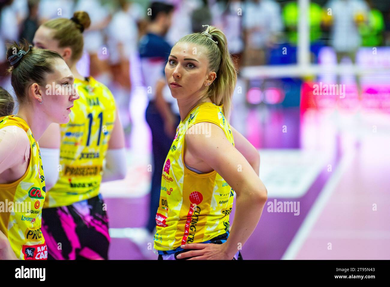 Treviso, Italien. November 2023. Sarah Fahr von Prosecco Doc Imoco ...