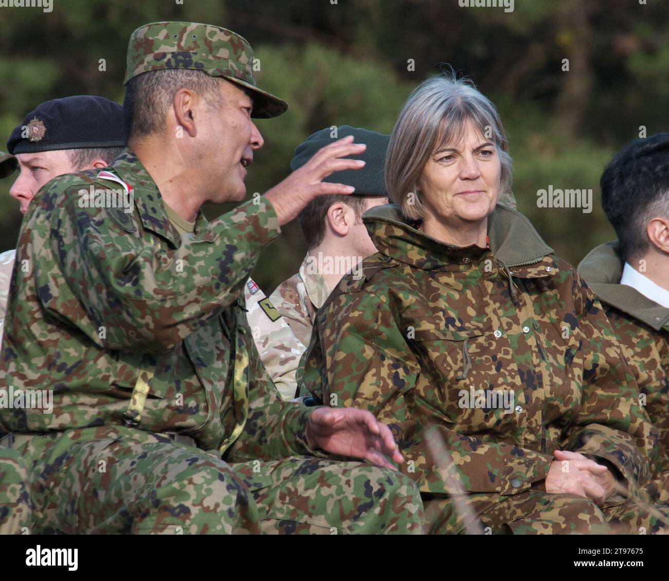 Shikama, Japan. November 2023. Generalstabschef der japanischen ...