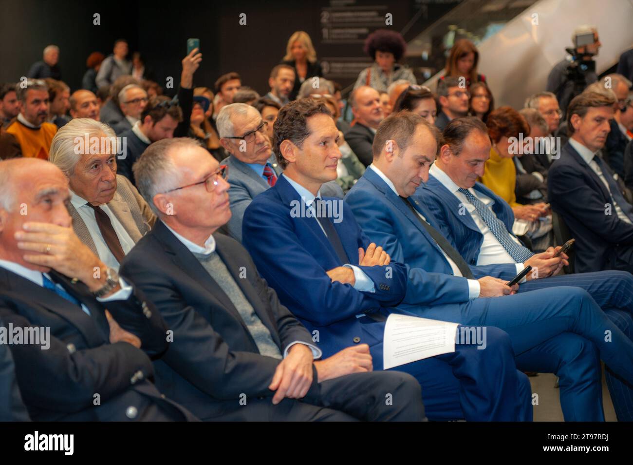 Turin (Italien) 23/2023 der Präsident der Region Piemont, Alberto Cirio ...